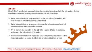 Job posting guide | PDF