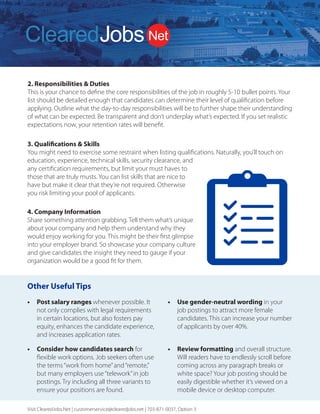 Tips for Writing More Effective Job Postings | PDF