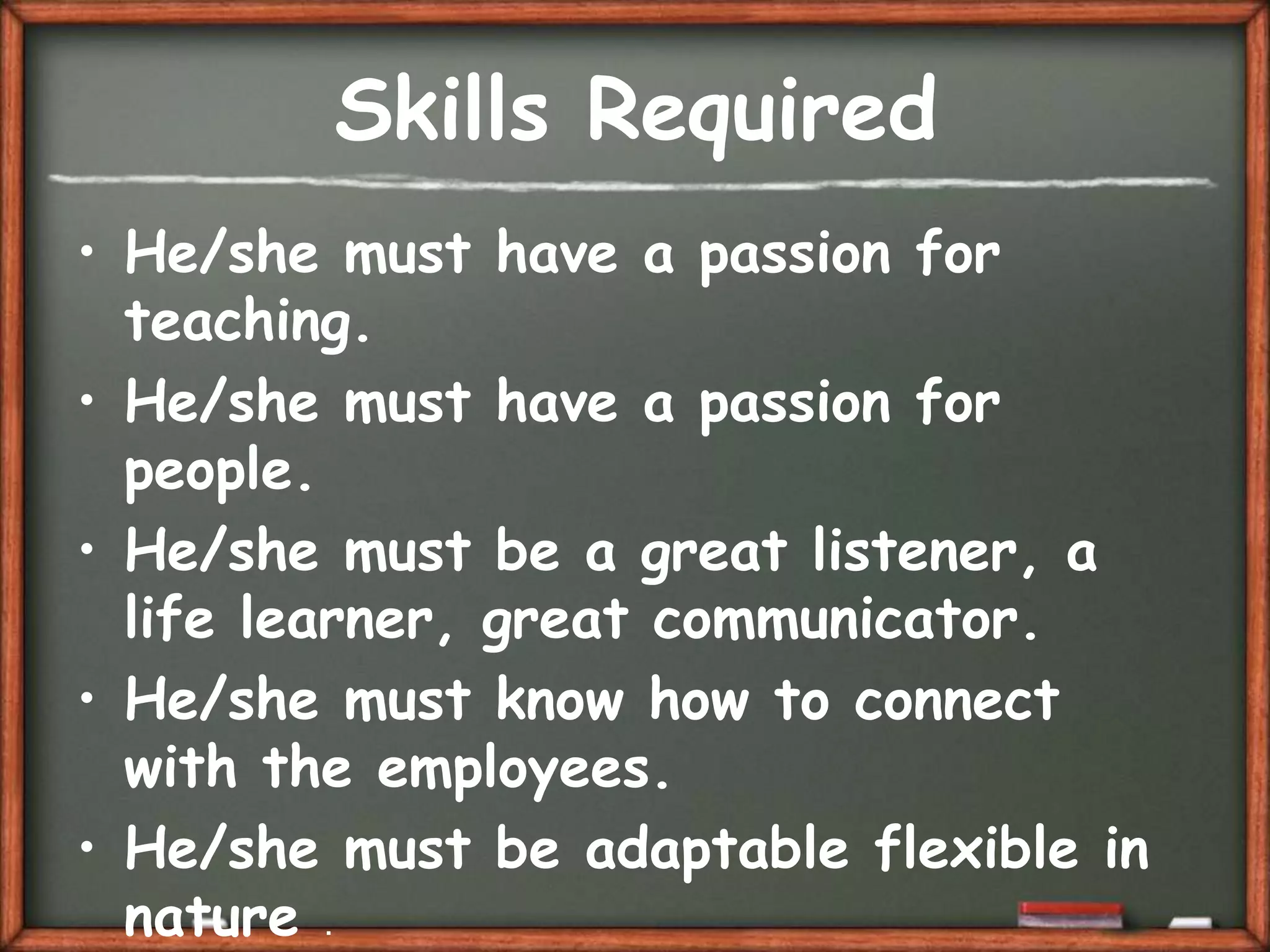 Job preference (training representative) | PPTX