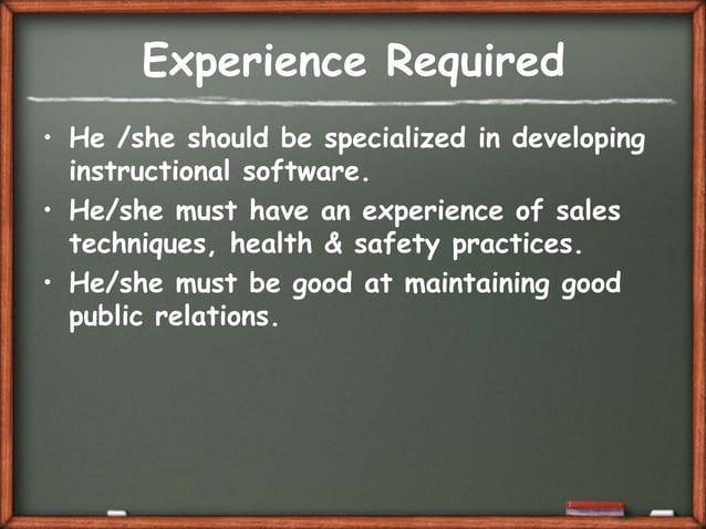 Job preference (training representative) | PPTX