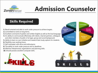 Admission Counselor Job profile | PPTX