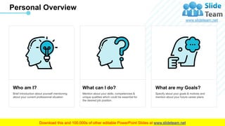 Job Promotion Pitch PowerPoint Presentation Slides | PDF