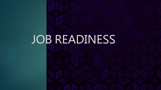 Job readiness | PPTX