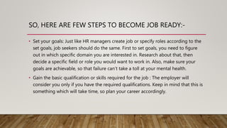 Job readiness | PPTX