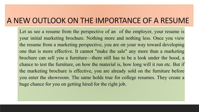 Job readiness and resume! | PPT