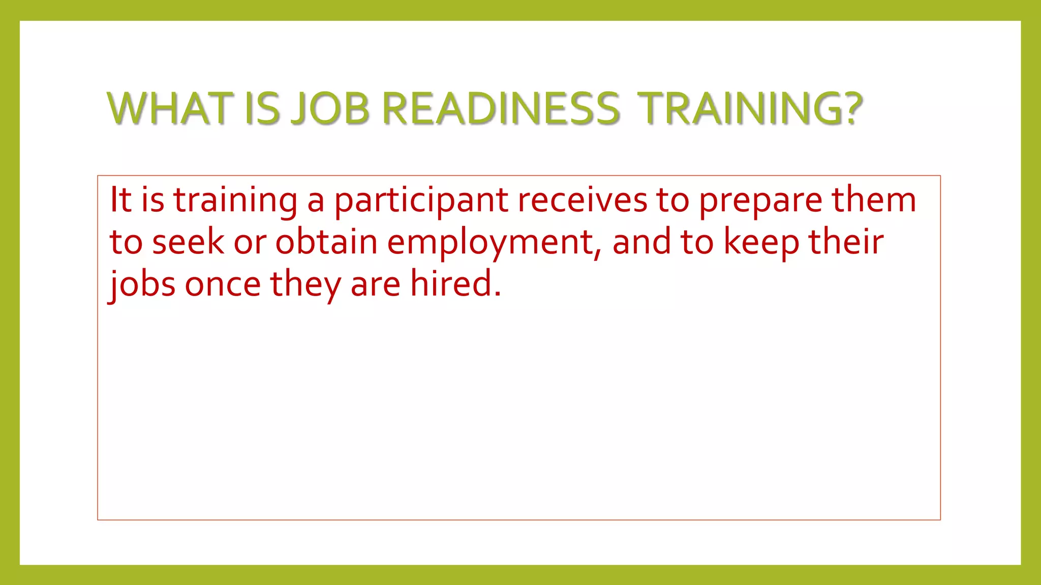 Job readiness and resume tips ppt | PPT