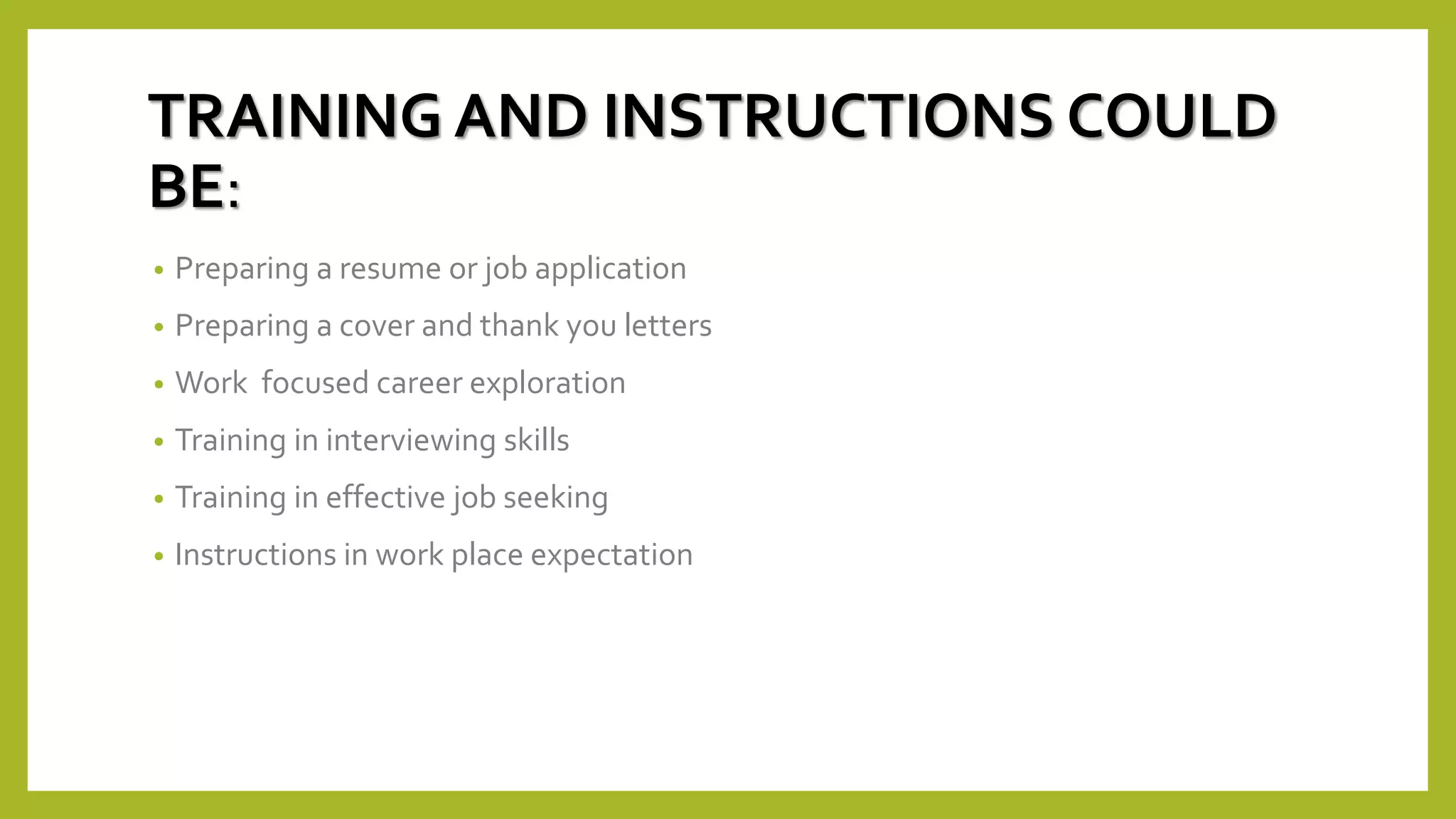 Job readiness and resume tips ppt | PPTX