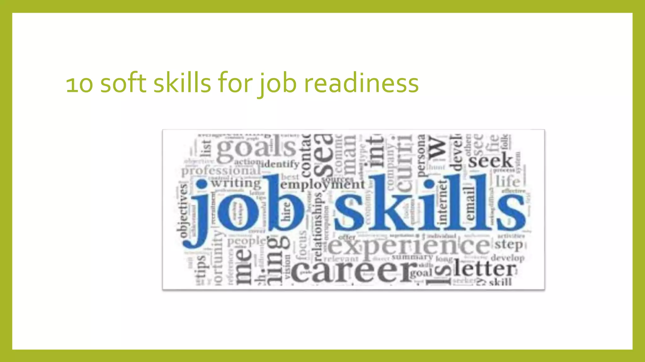 Job readiness and resume tips ppt | PPT