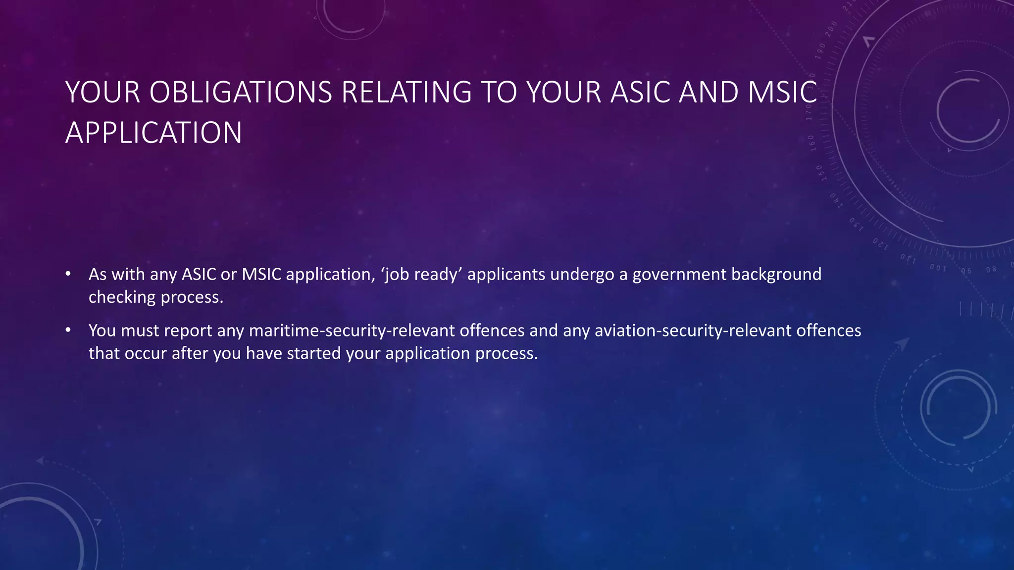 Job Ready MSIC and ASIC Cards | PDF