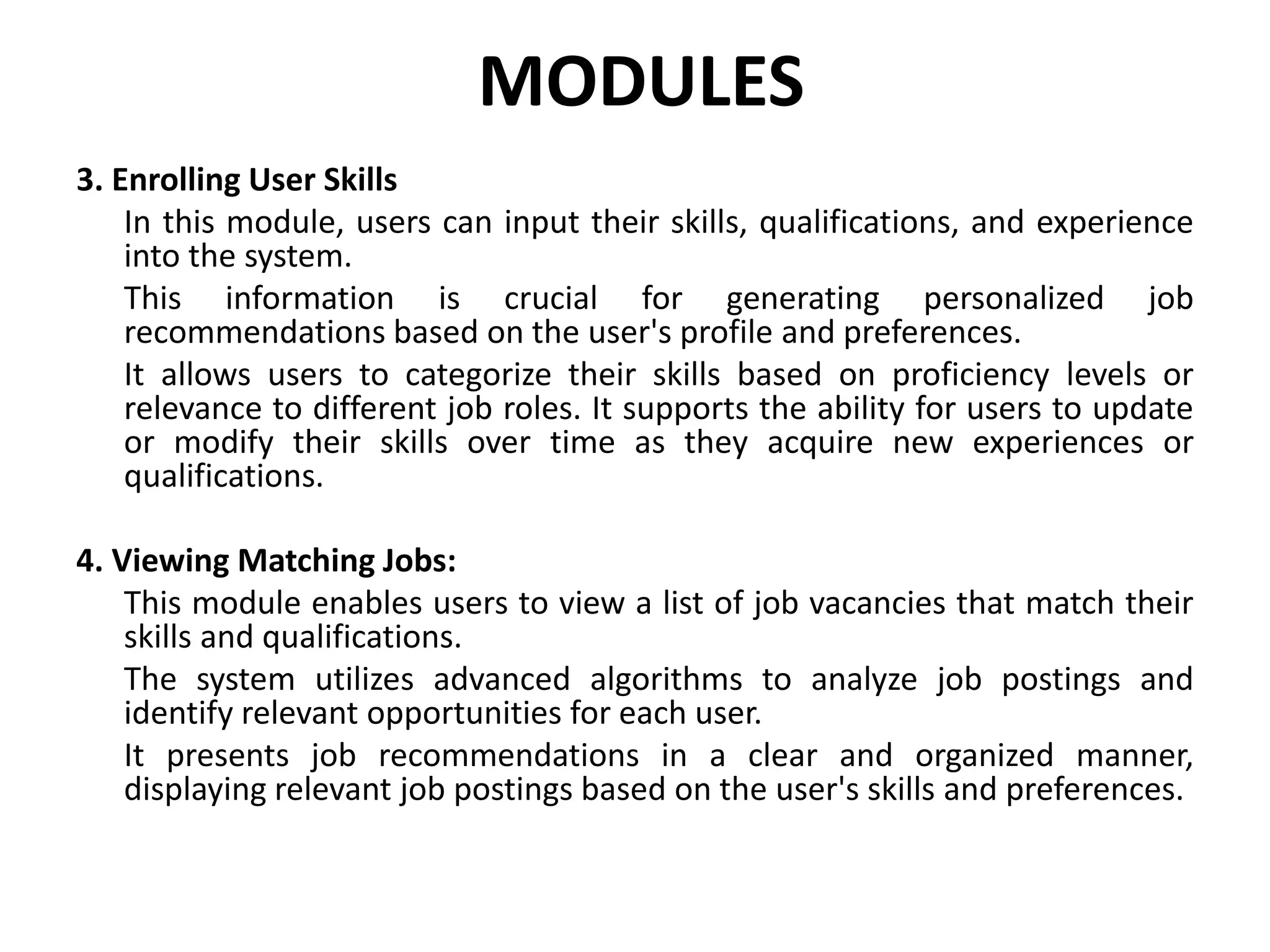 JOB RECOMMENDER SYSTEM BASED ON SKILLS_FULL PPT -.pptx