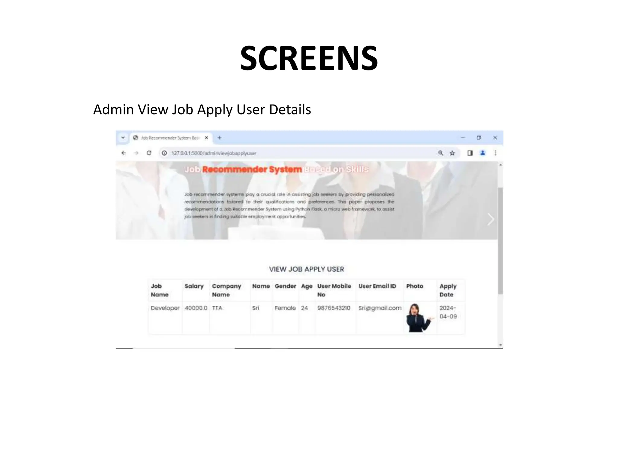JOB RECOMMENDER SYSTEM BASED ON SKILLS_FULL PPT -.pptx