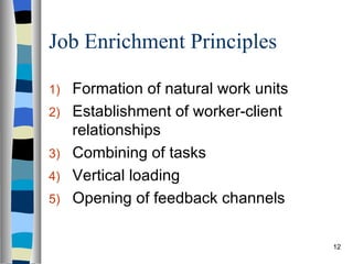 Job redesign | PPT