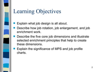Job redesign | PPT