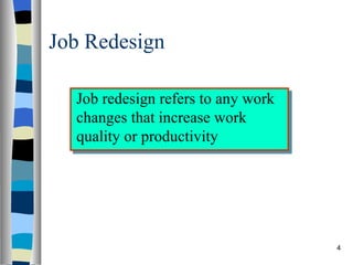 Job redesign | PPT