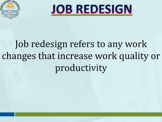 Job redesign | PPTX