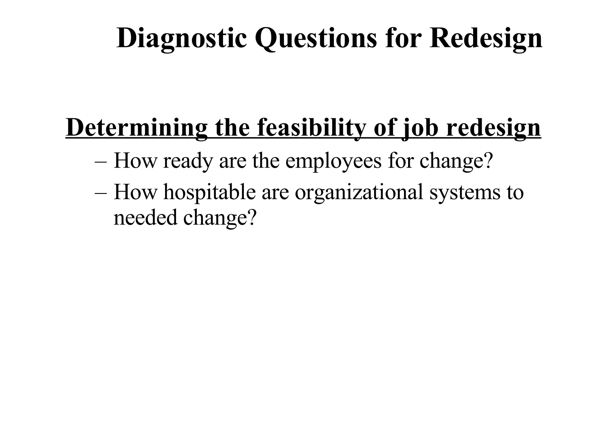 Job Redesign=10 | PPT