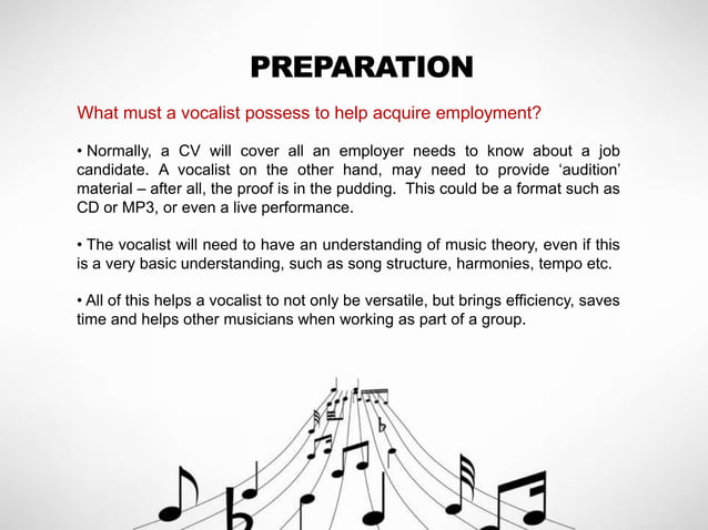 Singers and Lighting Technicians - Two job roles in the music industry ...