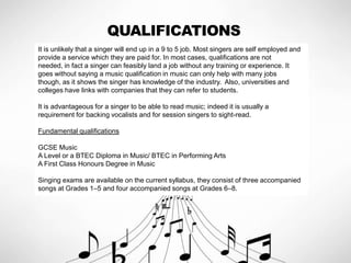 Singers and Lighting Technicians - Two job roles in the music industry ...