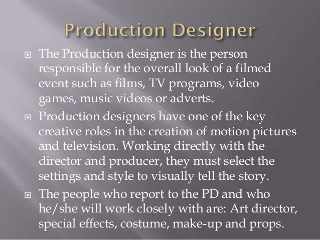 Job roles in the media industry