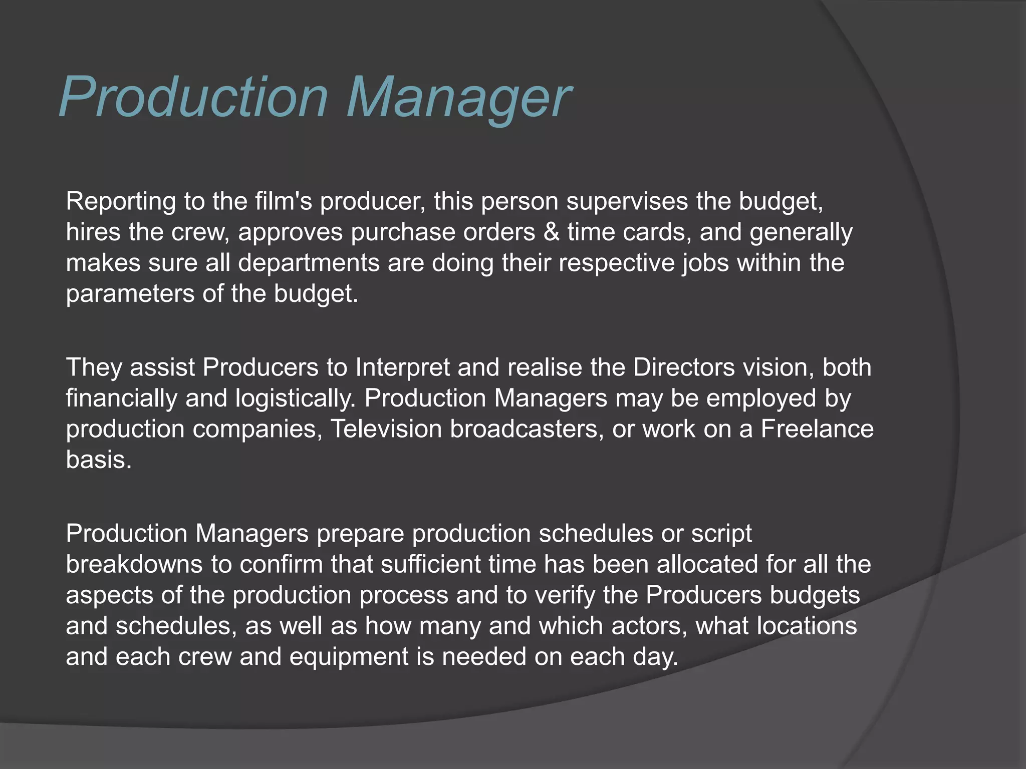 Job Roles Presentation | PPTX