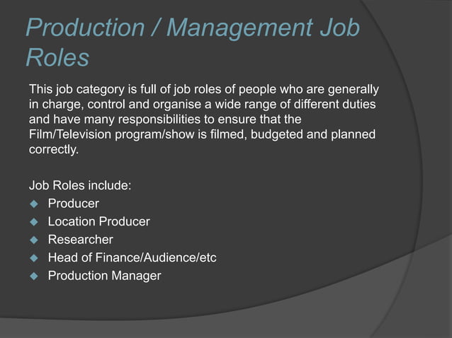 Job Roles Presentation | PPTX