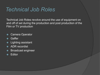 Job Roles Presentation | PPTX