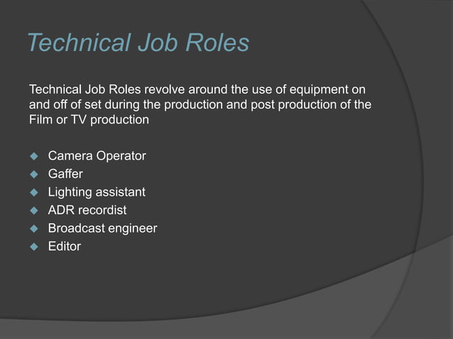 Job Roles Presentation | PPTX