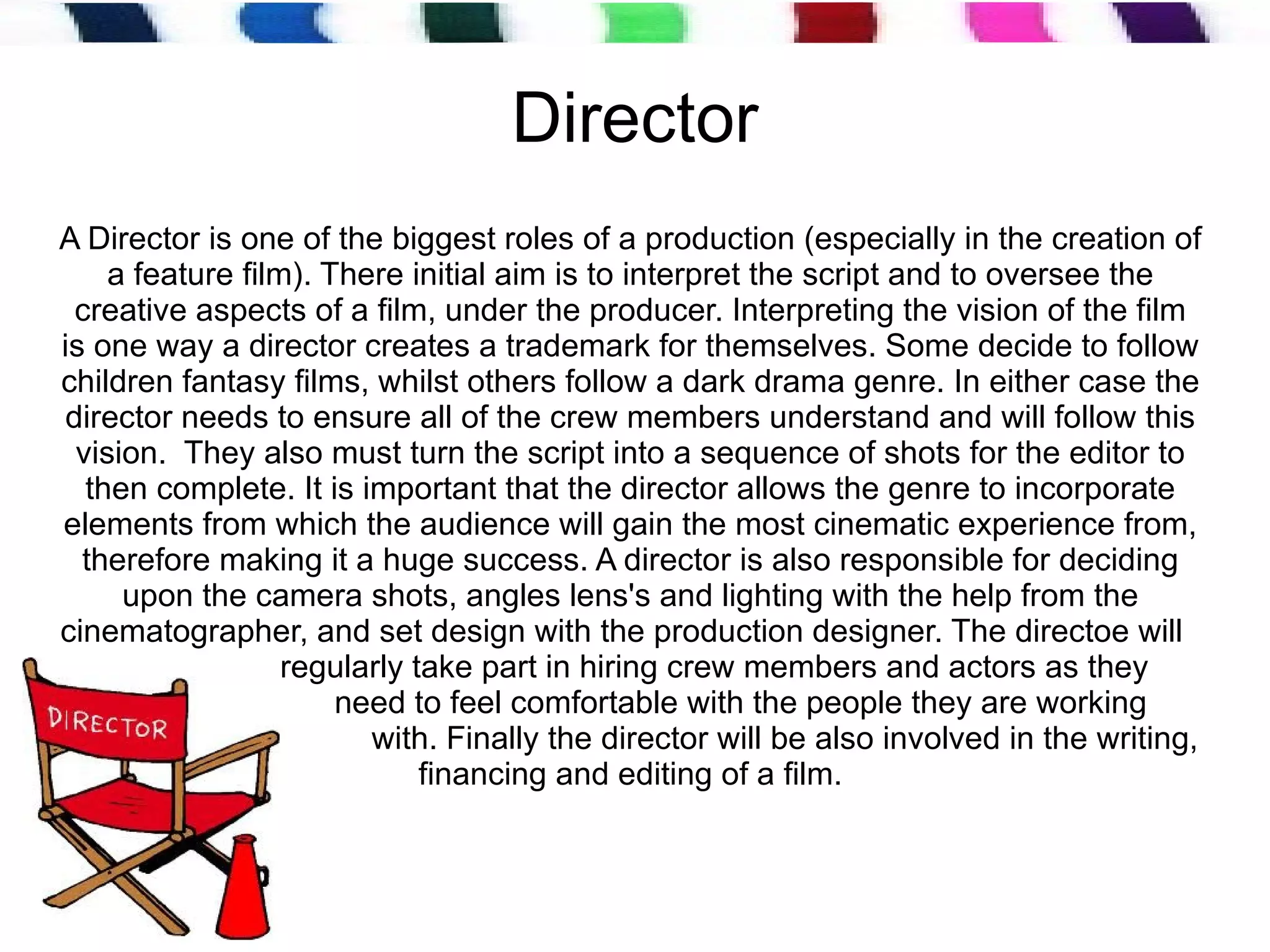 Job roles presentation | PPT