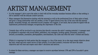 JOB ROLES WITHIN A RECORD LABEL | PPTX