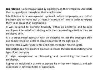 Job rotation | PPTX