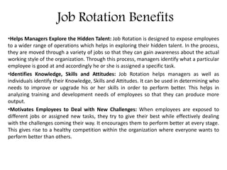 Job rotation | PPTX