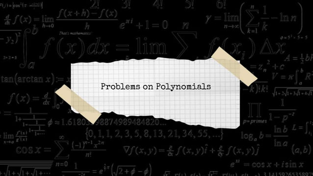 Algebra Presentation on Topic Modulus Function and Polynomials | PPT