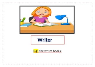 Jobs Flashcards in English with Examples and Exercises for Teachers ...