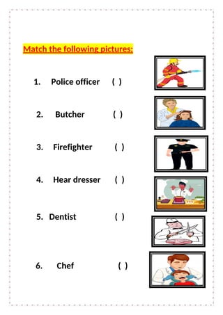 Jobs Flashcards in English with Examples and Exercises for Teachers ...