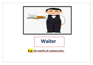 Jobs Flashcards in English with Examples and Exercises for Teachers ...