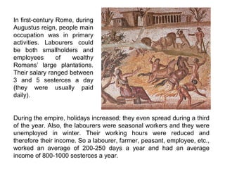 Jobs salaries-rome | PPT | Stamps and Coins | Collecting