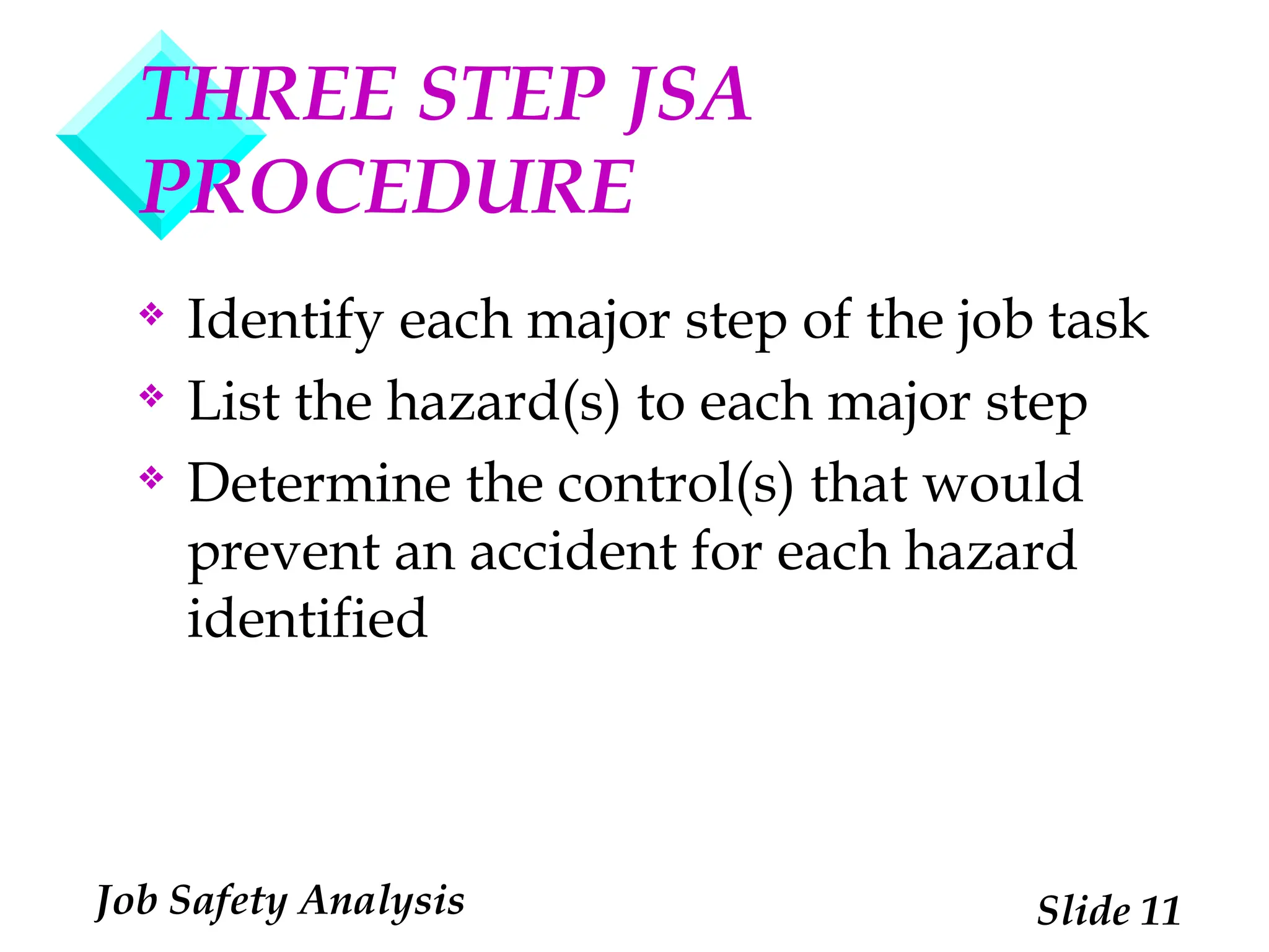 mantenimiento clase mundial Job Safety Analisis.ppt