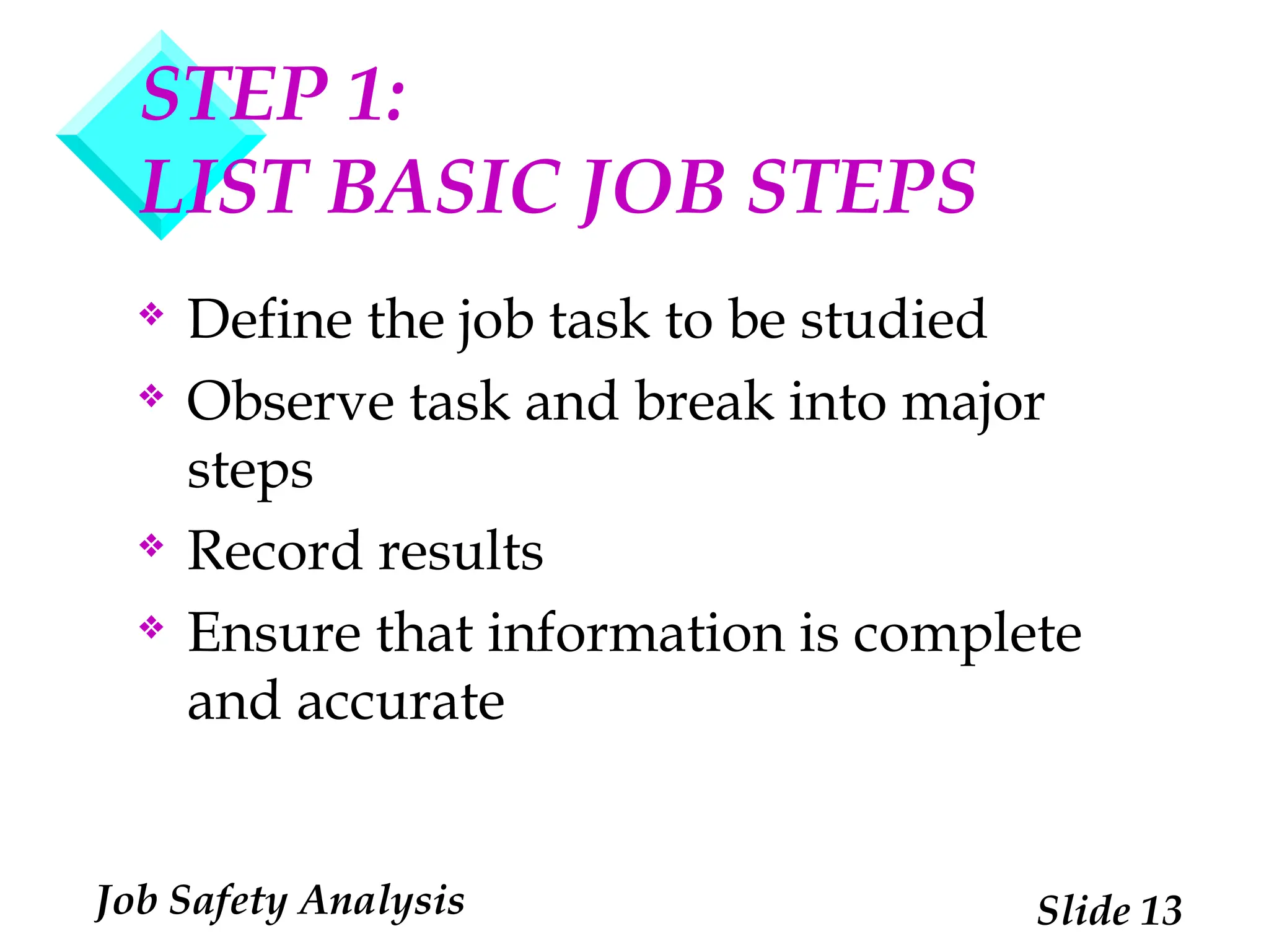 mantenimiento clase mundial Job Safety Analisis.ppt