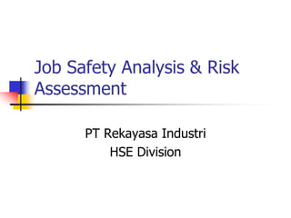 Job Safety Analysis.ppt