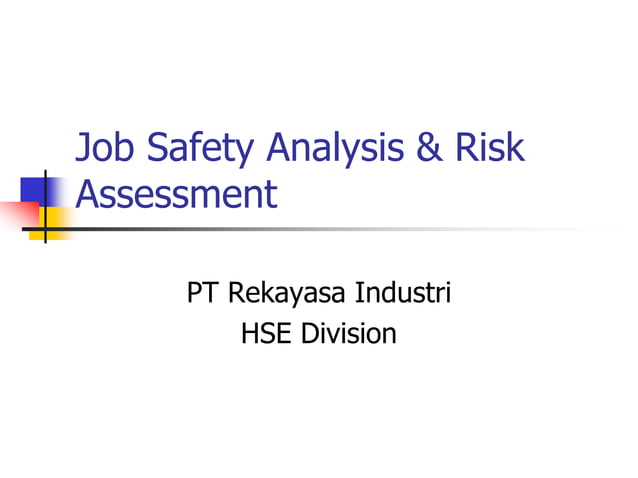 Job Safety Analysis.ppt