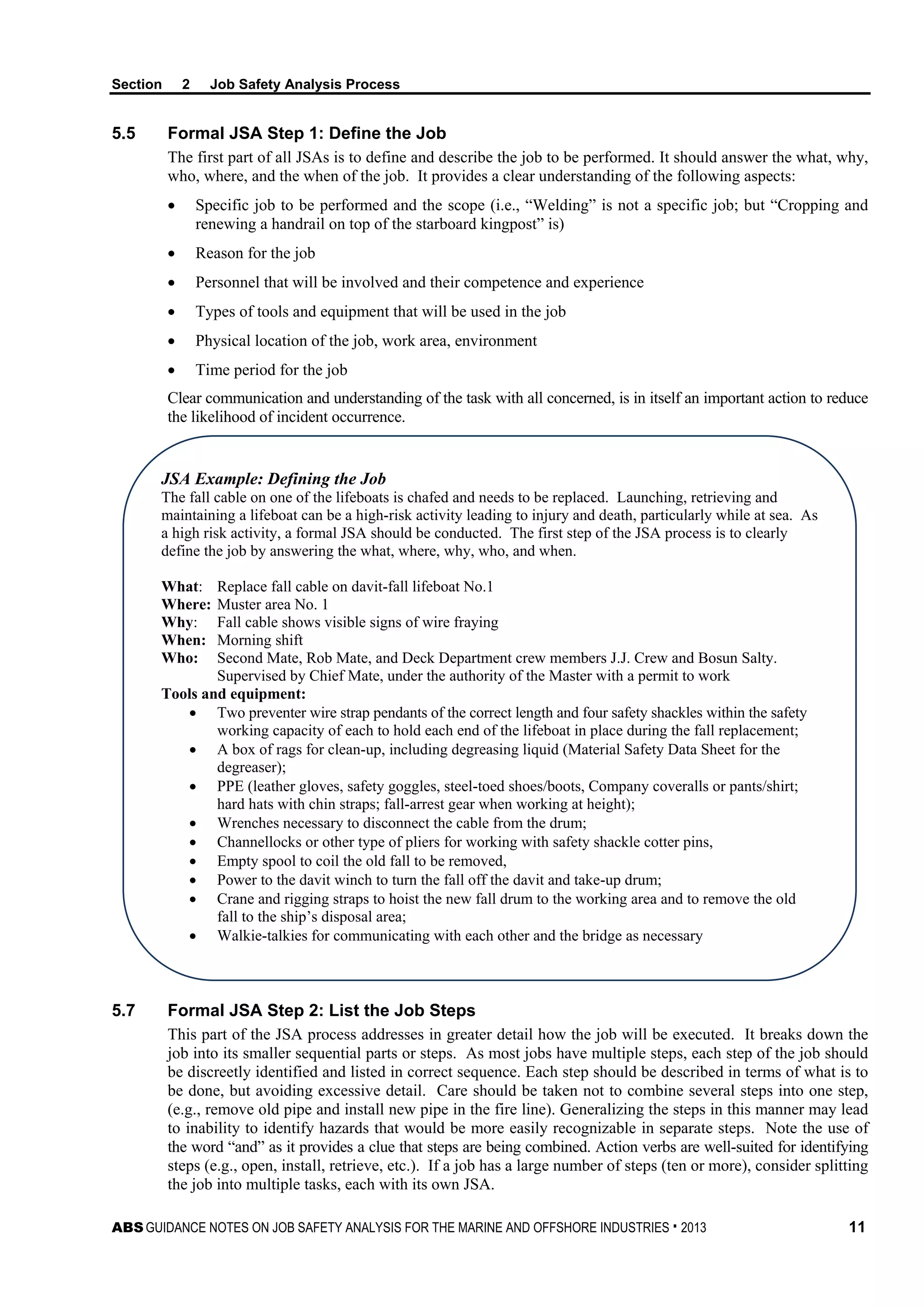 Job safety analysis jsa | PDF