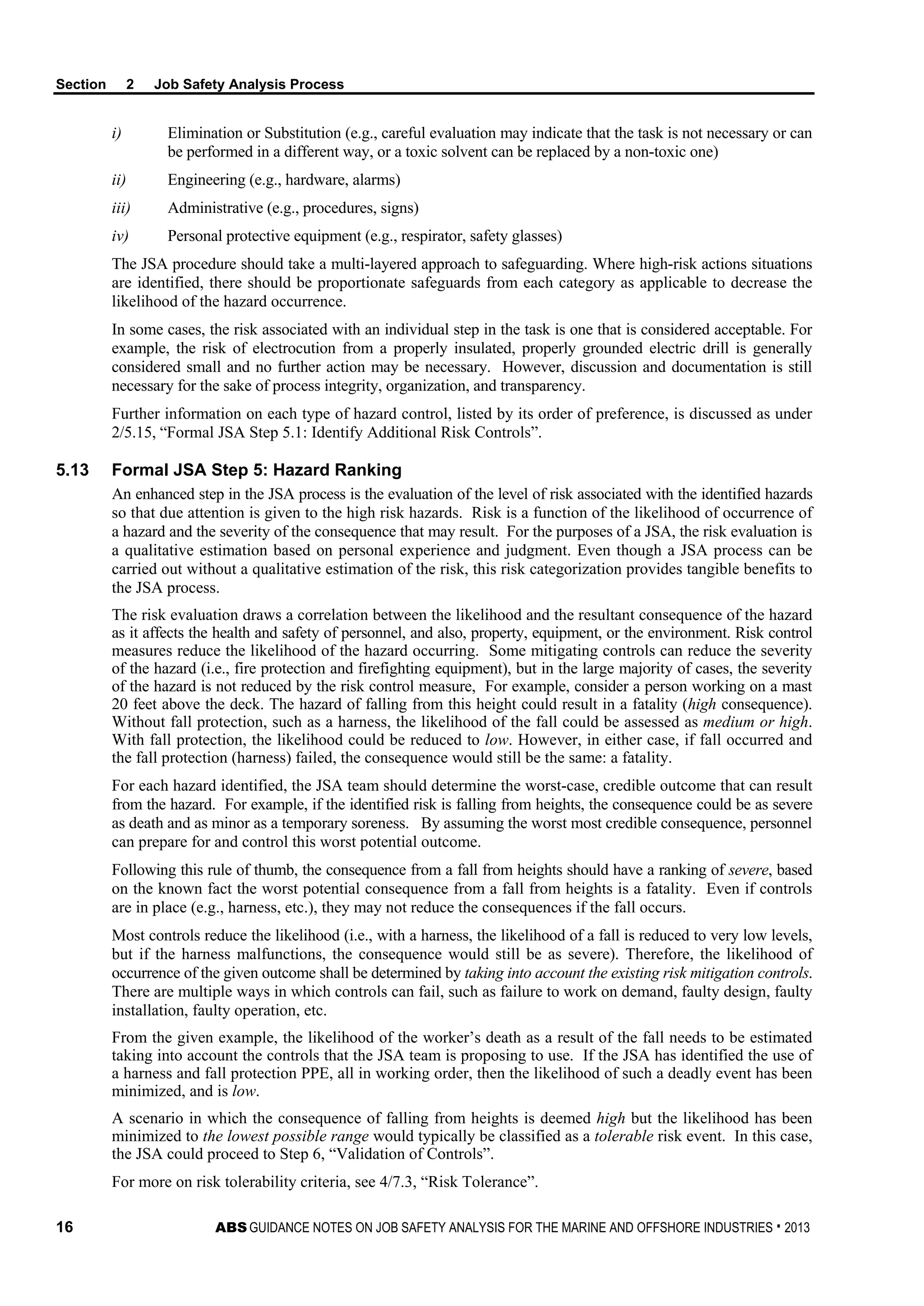 Job safety analysis jsa | PDF