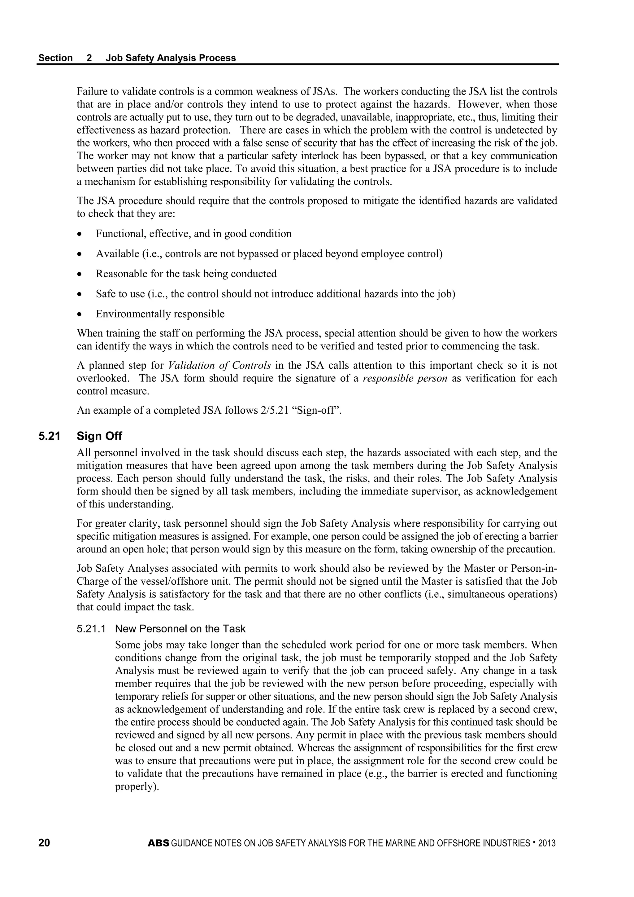 Job safety analysis jsa | PDF