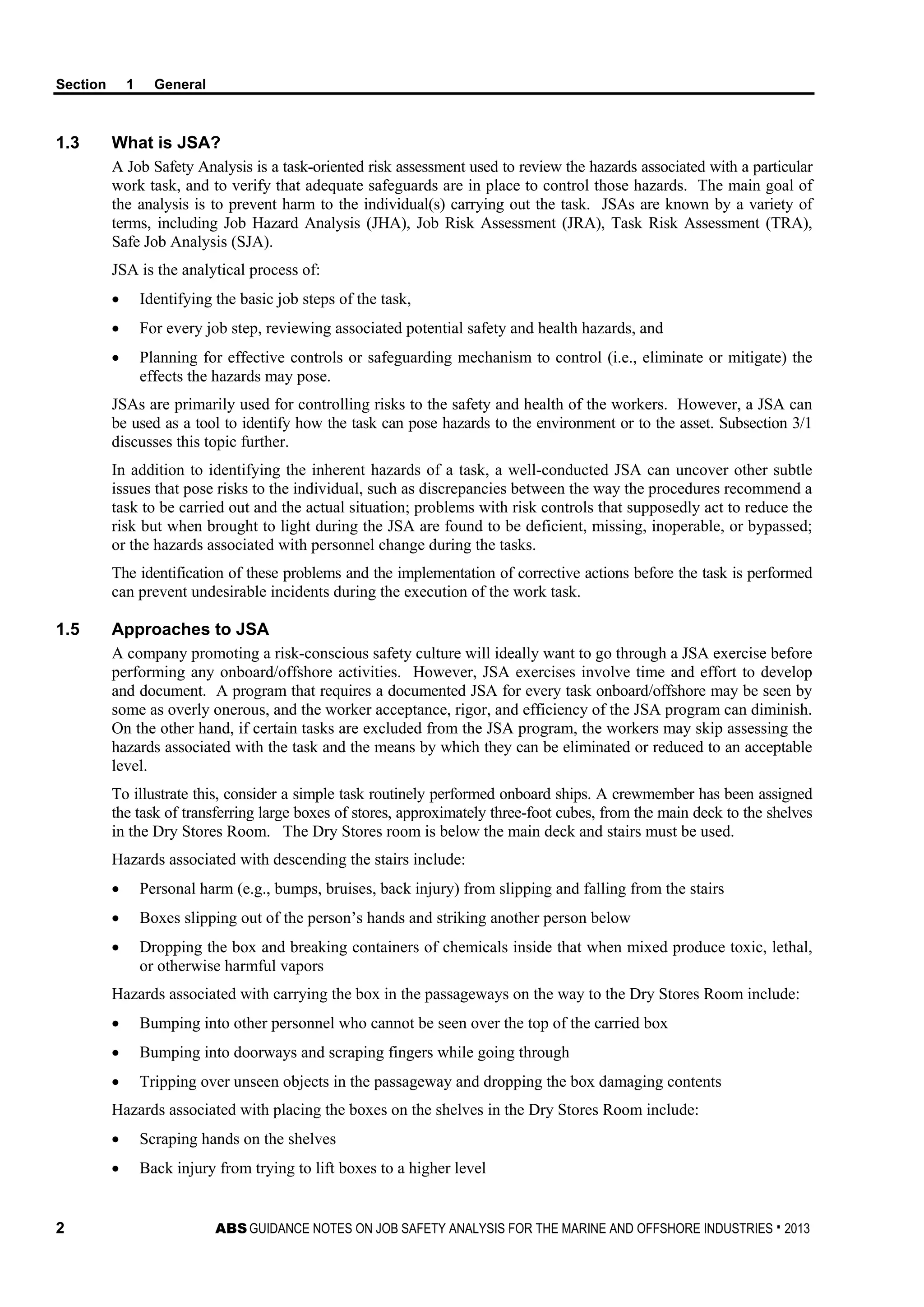 Job safety analysis jsa | PDF