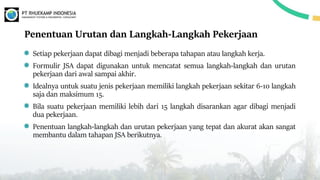 Job Safety Analysis - JSA . Safety first | PDF