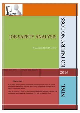 JSA for Heavy Construction Projects | PDF