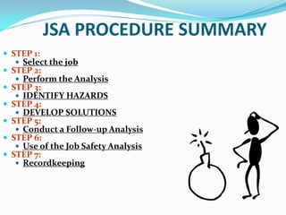 Job Safety Analysis Training | PDF