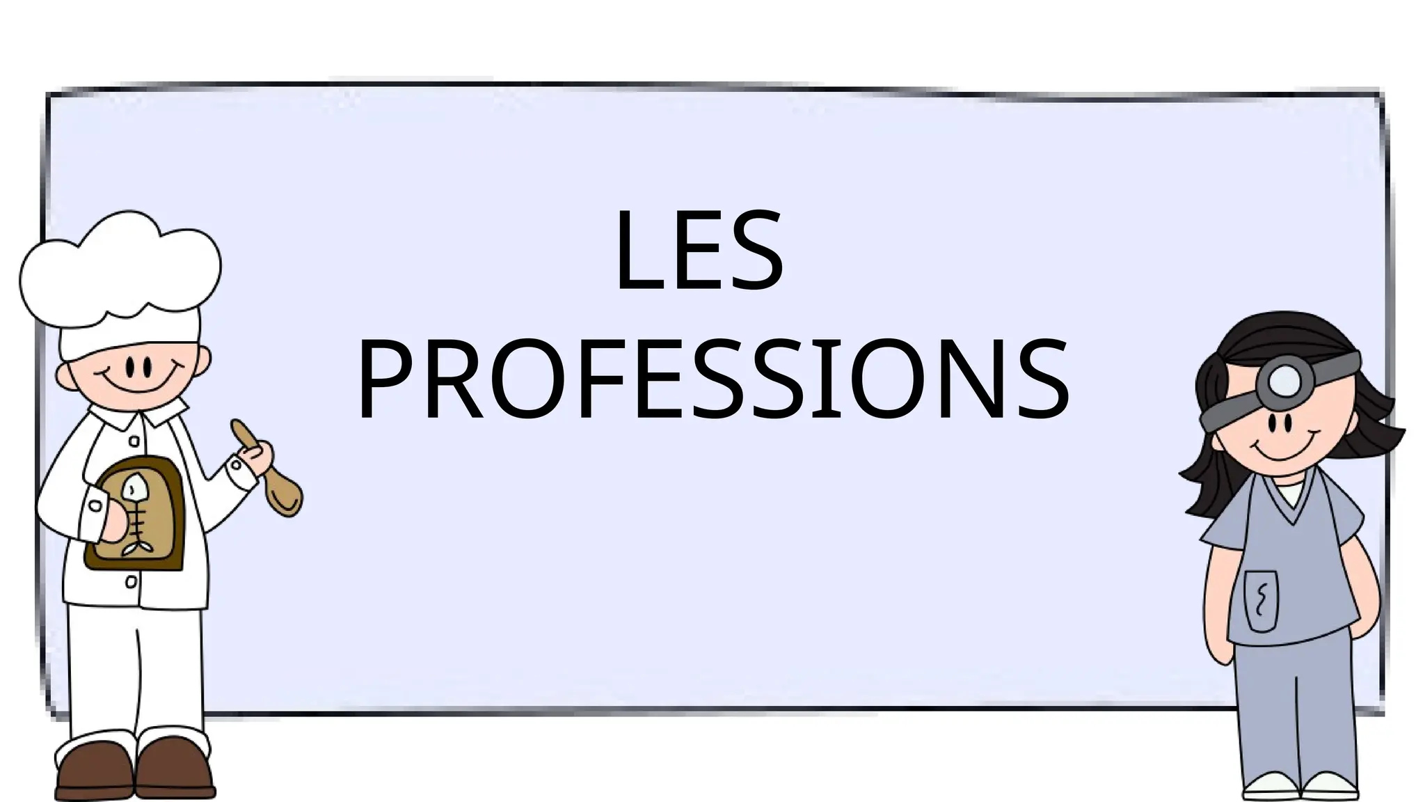 Jobs and Professions Vocabulary Presentation in Blue and Yellow ...