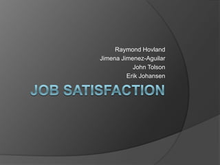 Job Satisfaction | PPT