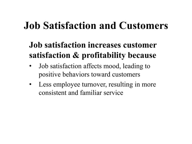 Job Satisfaction | PPT